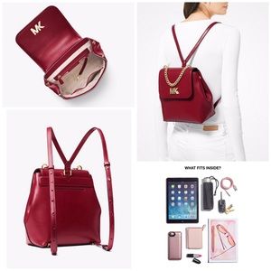 MICHAEL Michael Kors | Bags | Mk Small Leather Backpack | Poshmark
